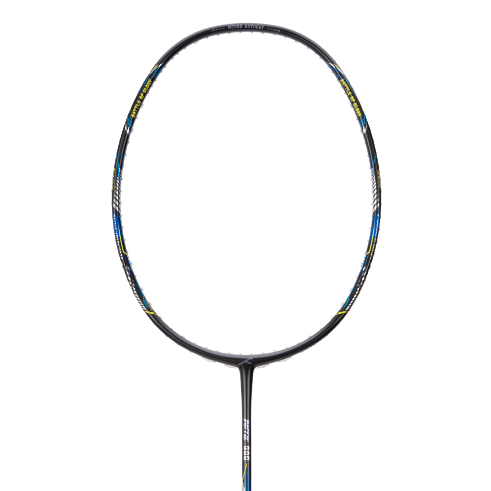 Hundred Battle 600 Badminton Racket (Dark Grey/Orange/Silver ...
