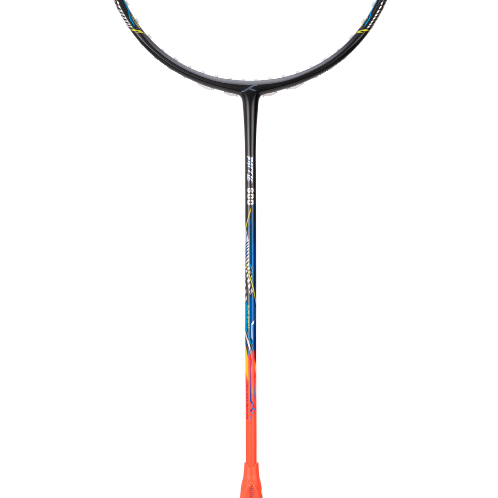 Hundred Battle 600 Badminton Racket (Dark Grey/Orange/Silver ...