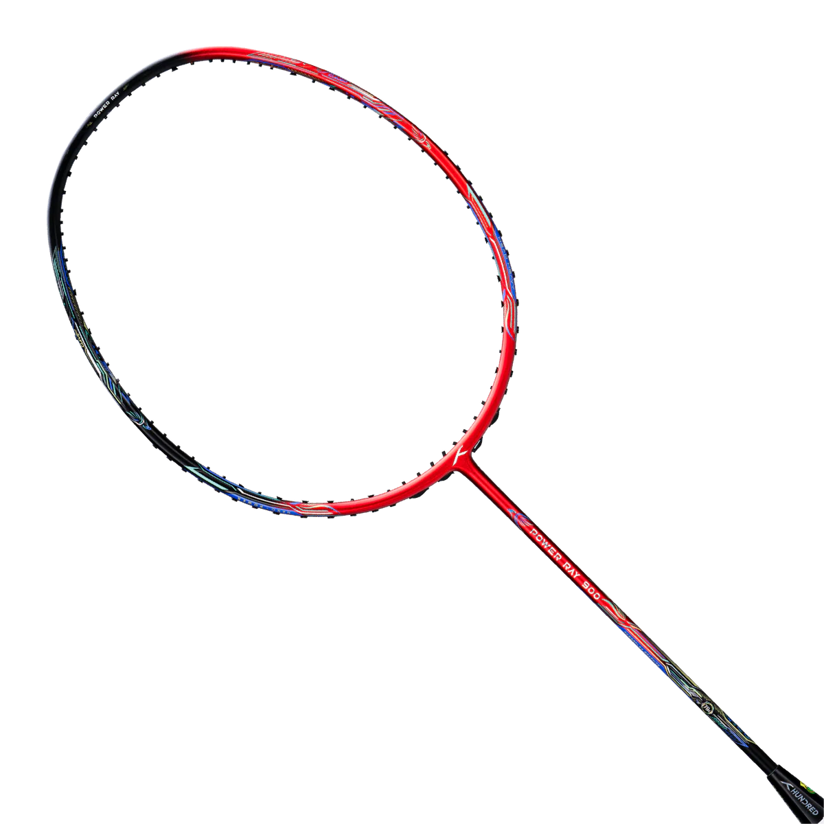 Hundred Power Ray 900 Badminton Racket Prestrung (Orange Red/Black ...